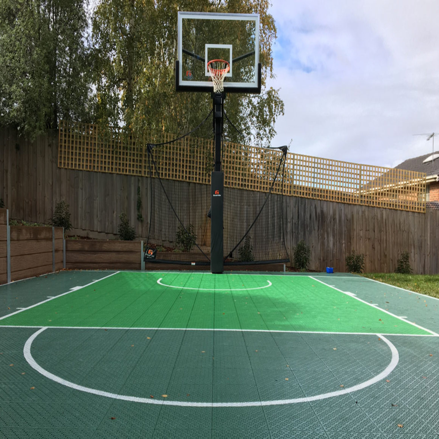 Backyard Basketball Court DIY Kit 10x7m MSF Sports 1800COURTS Backyard Basketball Court DIY Kit 10x7m MSF Sports 1800COURTS
