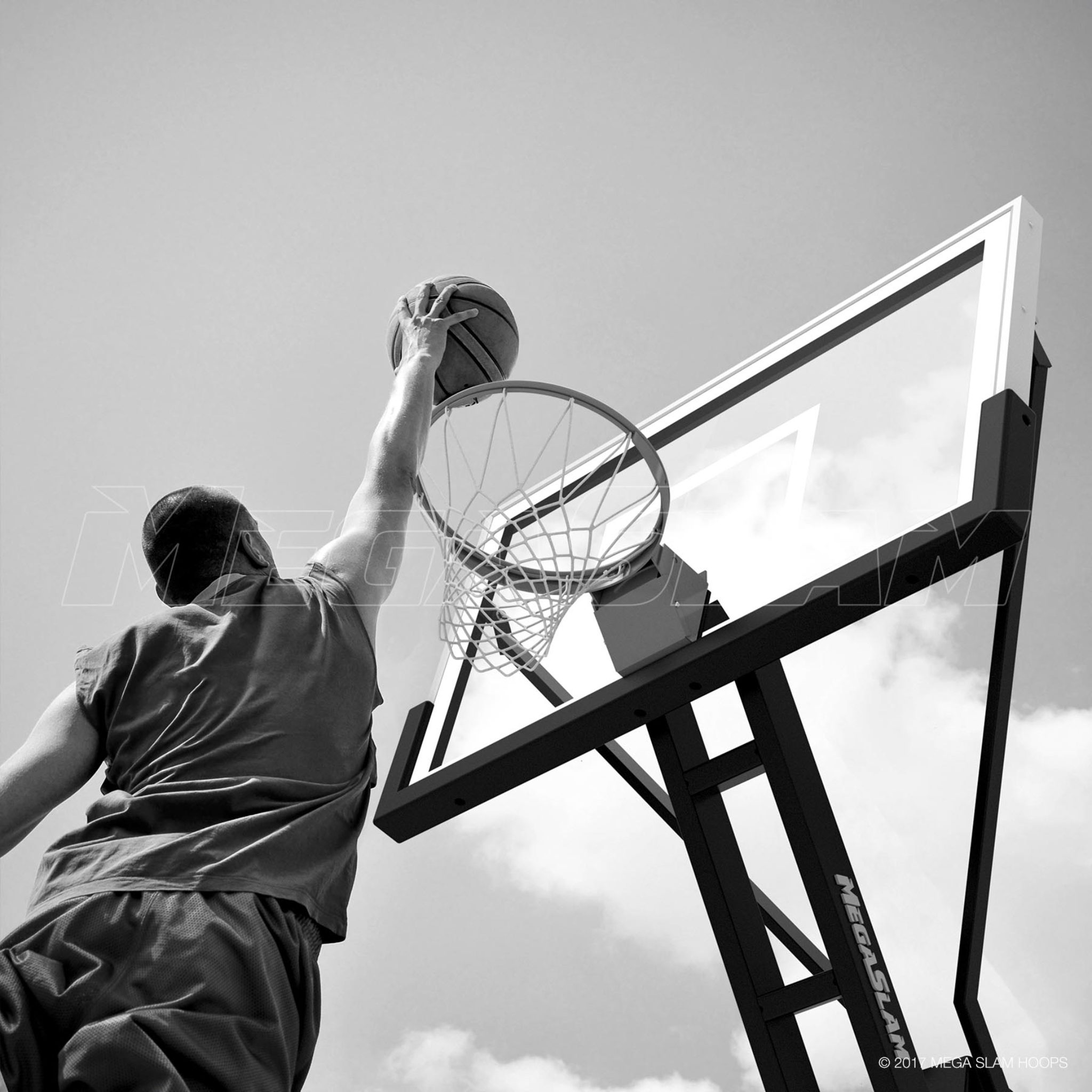 MegaSlam 60" Basketball Hoop System - 1800 COURTS